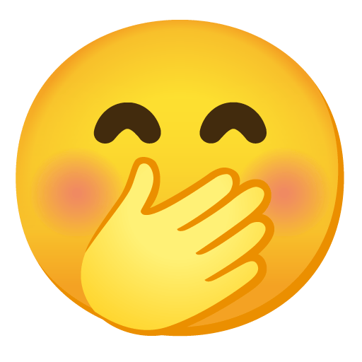 🤭 Face With Hand Over Mouth Emoji Meaning - From Girl & Guy - Emojisprout