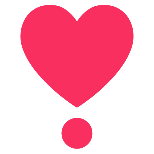 Heart Exclamation Emoji Meaning - From Girl & Guy - Emojisprout