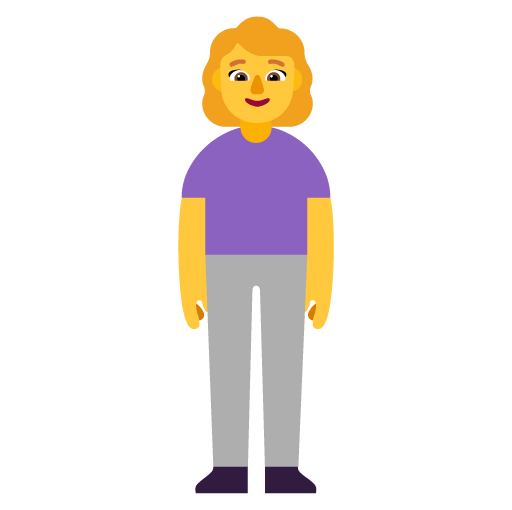 🧍‍♀️ Woman Standing Emoji Meaning - From Girl & Guy - Emojisprout